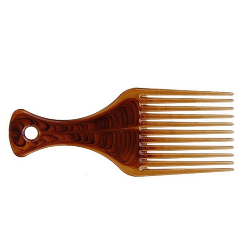 Cheap Big Size Wide Tooth Flat Comb Hair Fork Comb Insert Afro Hair Pik ...