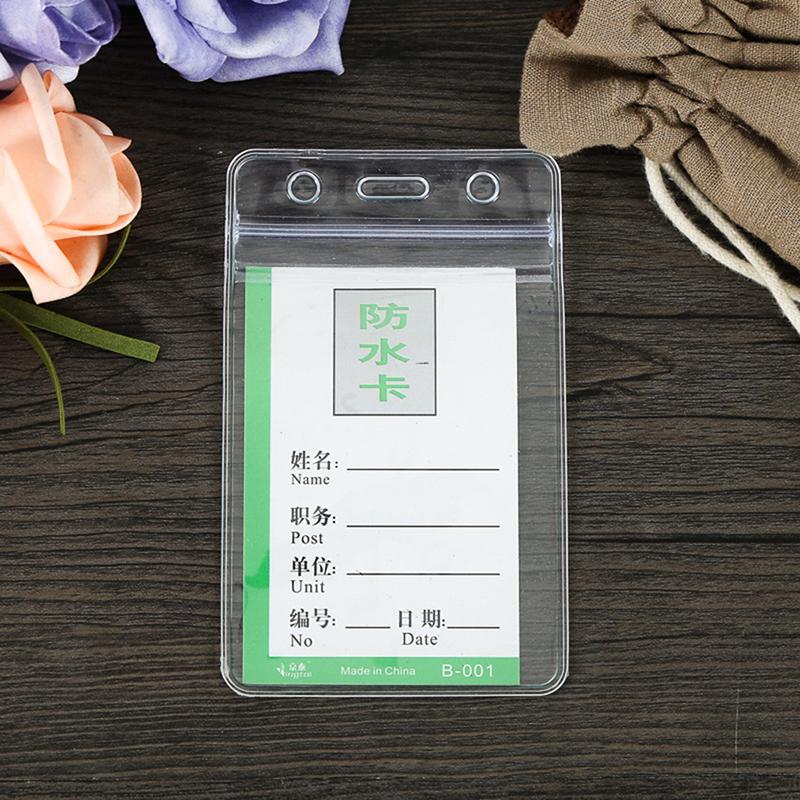 Buy Badge Case Clear Transparent Card Badge Card Badge Holder Office ...