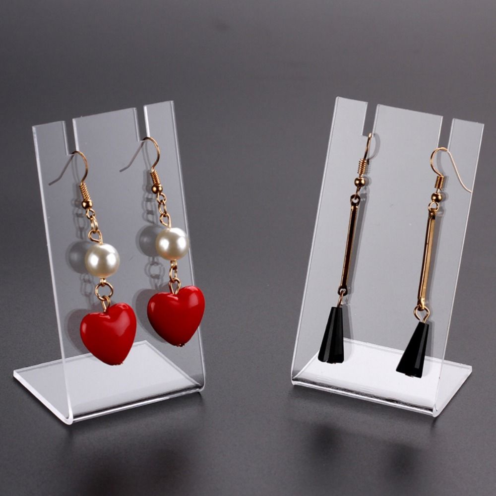 Satın alın 5PCS Fashion Acrylic Jewelry Holder DIY Earrings Stand ...