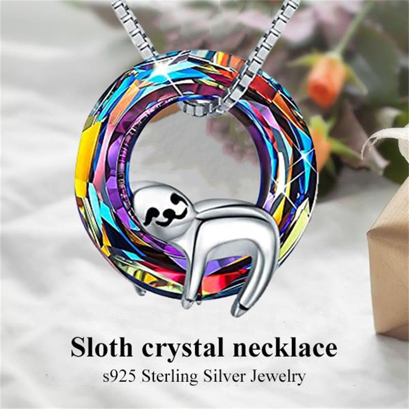 Cheap Fashion Elegant Ladies Pendant Necklace Cute Cartoon Sloth ...