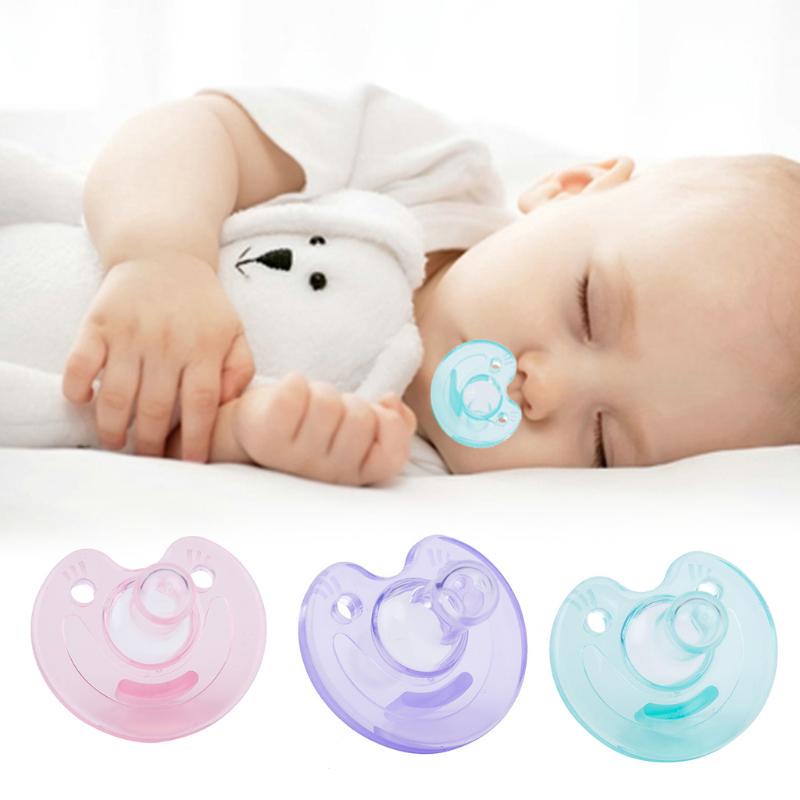 Buy Baby Silicone Pacifier Nipple Orthodontic Teether Infants Newborn ...
