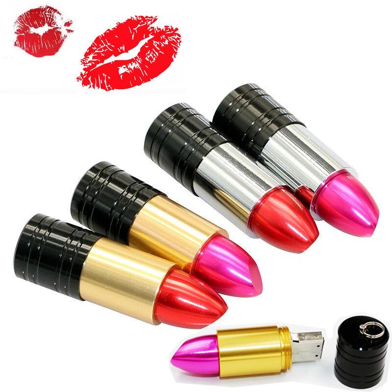 Buy USB Flash Drives Real Capacity Pretty Lipstick Memory Stick 32GB ...