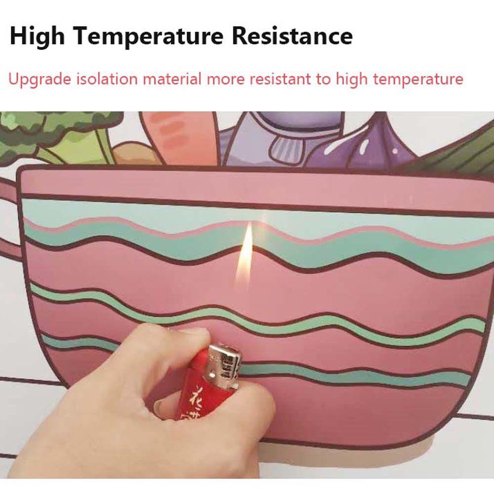 Buy Self Adhesive High Temperature Cabinet Kitchen Mural Wall Decals ...