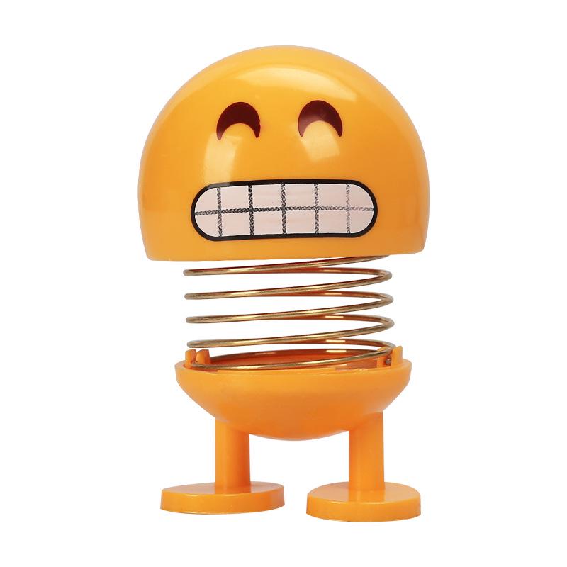 Buy 1pcs Cute Emoticon Doll Creative Funny Spring Bouncing Shaking Head ...