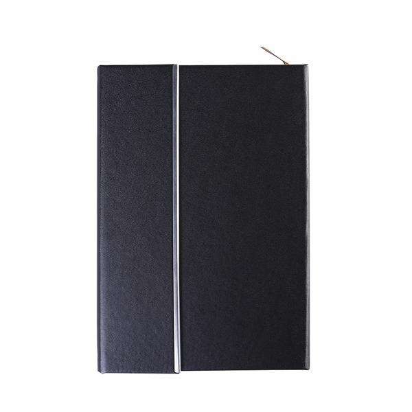 Buy A5 Three-folding Paperback Notepad Magnetic Closure Notebook PU ...