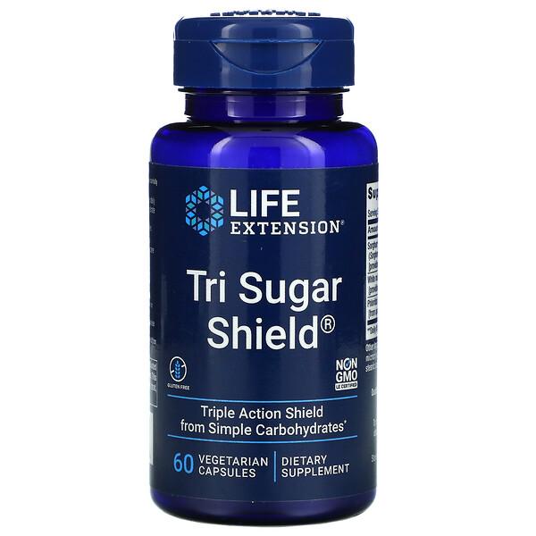 Buy Life Extension, Tri Sugar Shield, 60 Vegetarian Capsules at ...