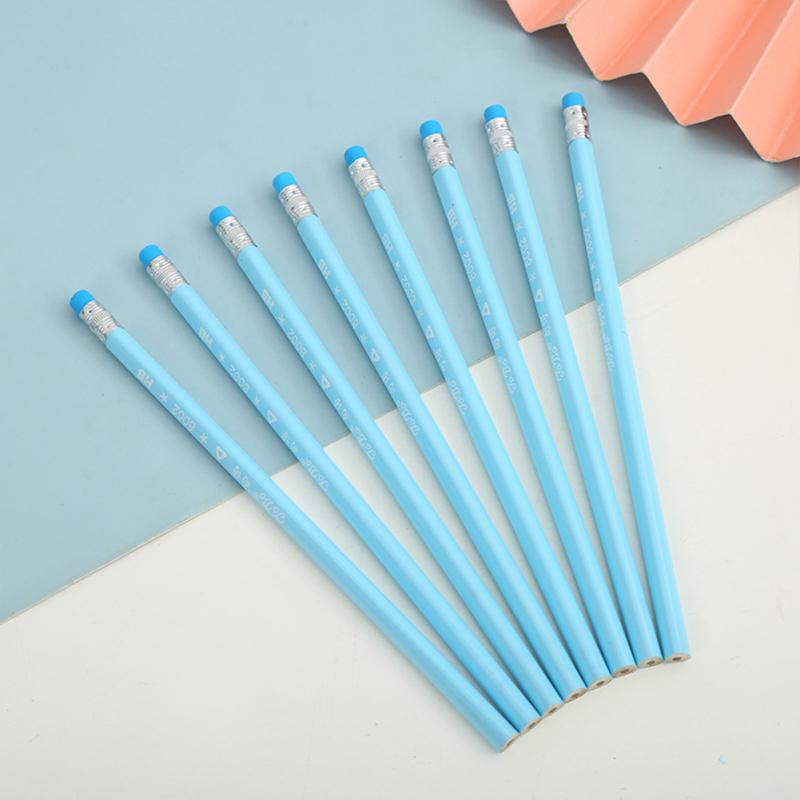 Buy 36 Pcs Wooden HB Pencil Candy Color Barrel Student Writing Pen With ...