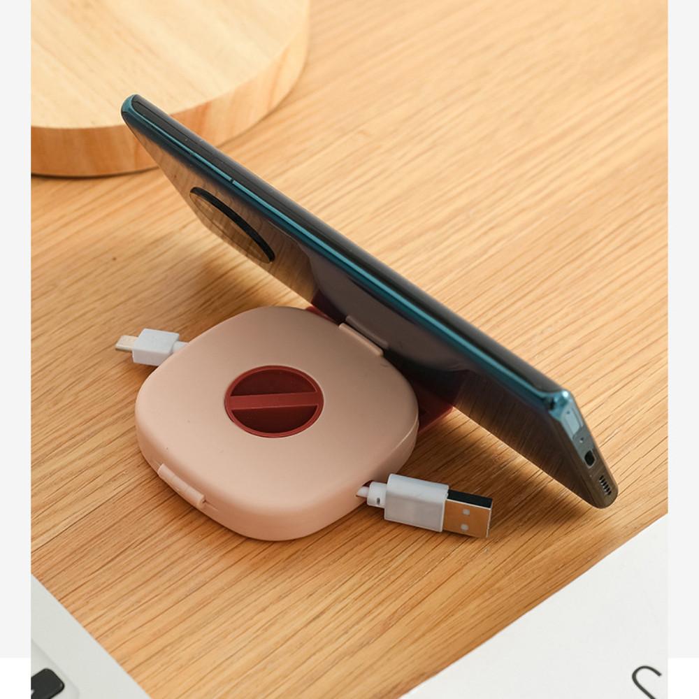 Buy Travel Portable Data Cable Storage Box Multifunctional Rotable ...