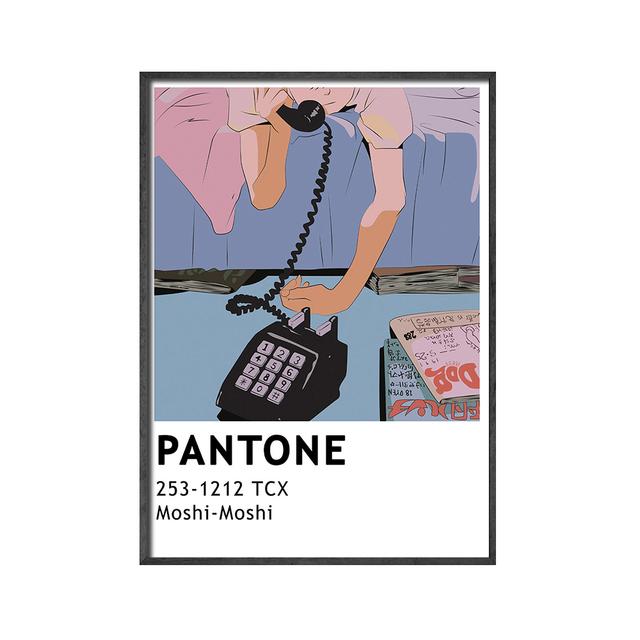 Cheap Pantone Color Wall Art Home Decor Wall Poster Colorful Cartoon ...