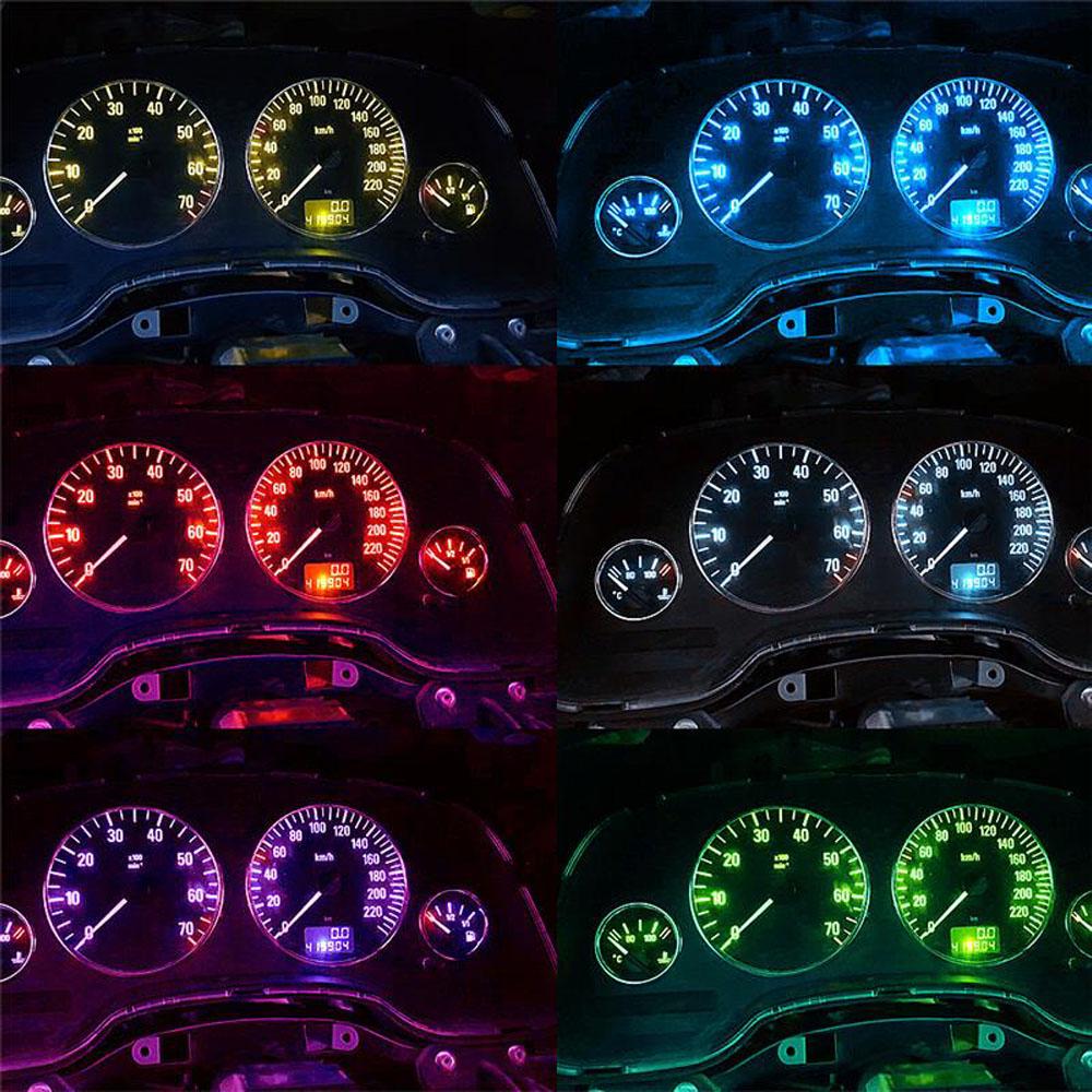 💰Köp billigt online 10pcs Car light bulb T5 car led instrument light ...