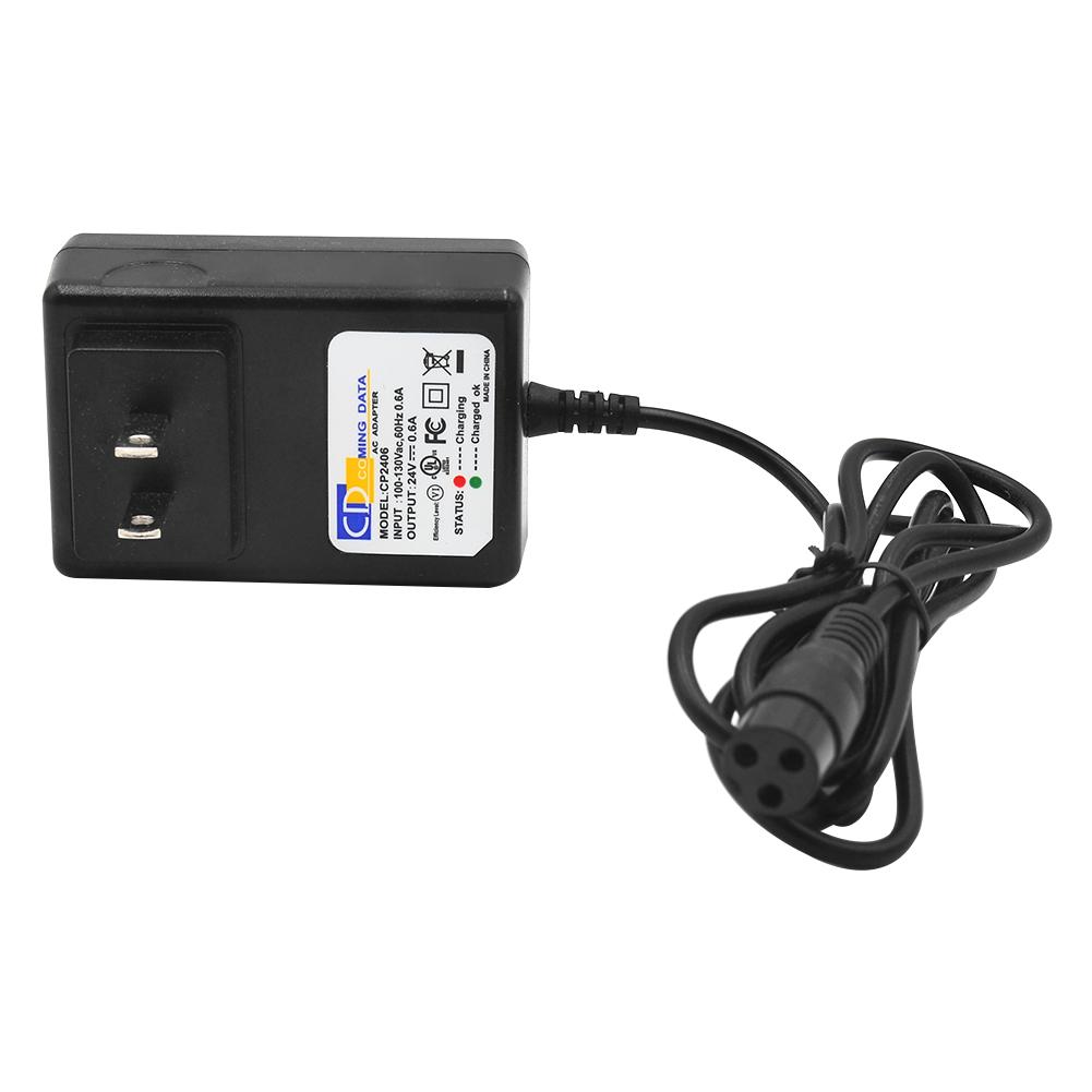 Buy Electric Scooter Charger 24V 0.6A Adapter for Razor E100 E125 E500S ...