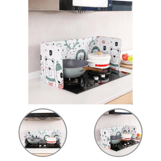 Buy Thicken Stir-fry Grilled Meat Kitchen Baffle Plate Foldable ...