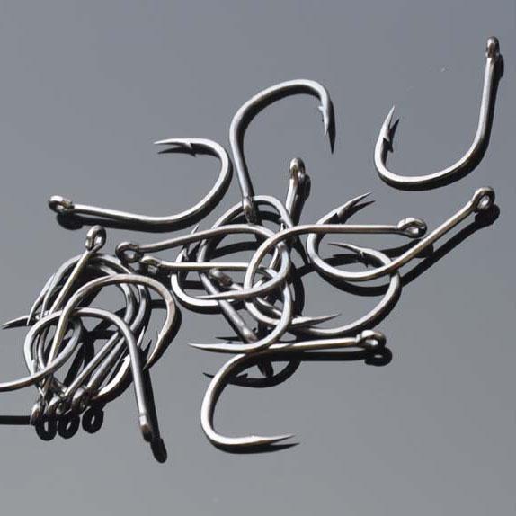 💰Kjøp 1600pcs/box High Carbon Steel ISEAMA Hook With Ring Carp Fish ...