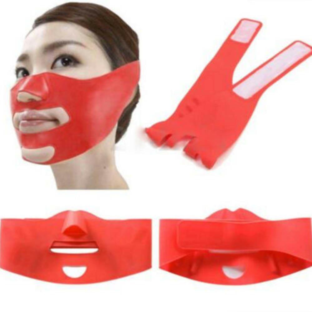 Buy Silicone Face V Shape Wrap Mask Slimming Face Lift Band Belts Skin ...