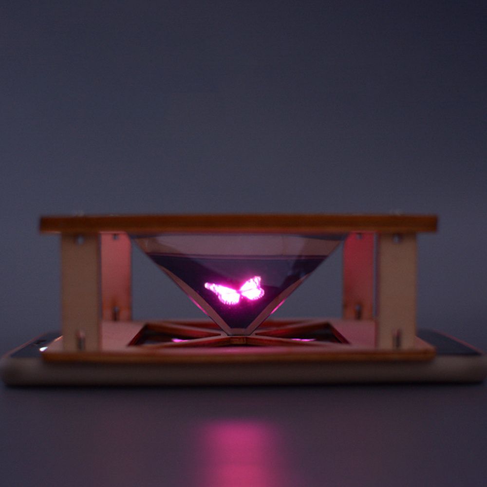 Buy For Children Wooden Physics Learning STEM Toy Optical Science Experiment 3D Hologram ...