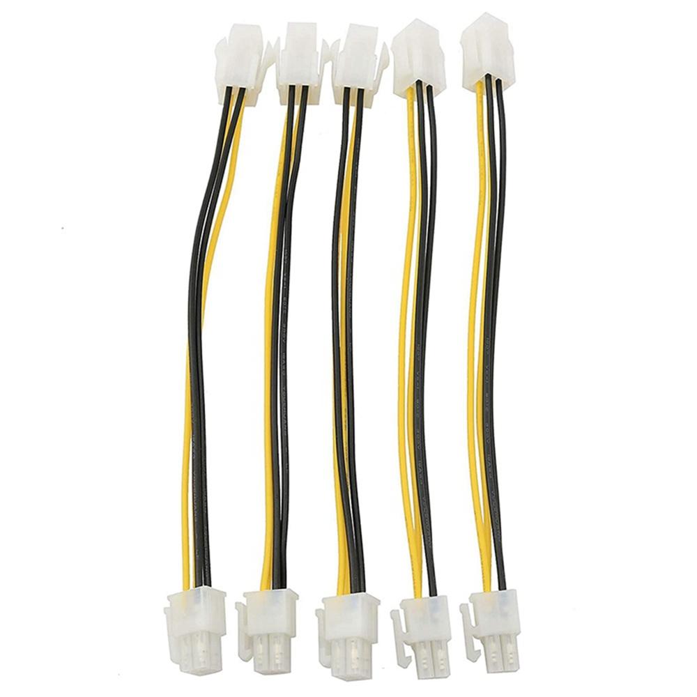 20cm 4Pin Power ATX 4 Pin Male to Female PC CPU Power Supply Extension Cable 4Pin Connector ...