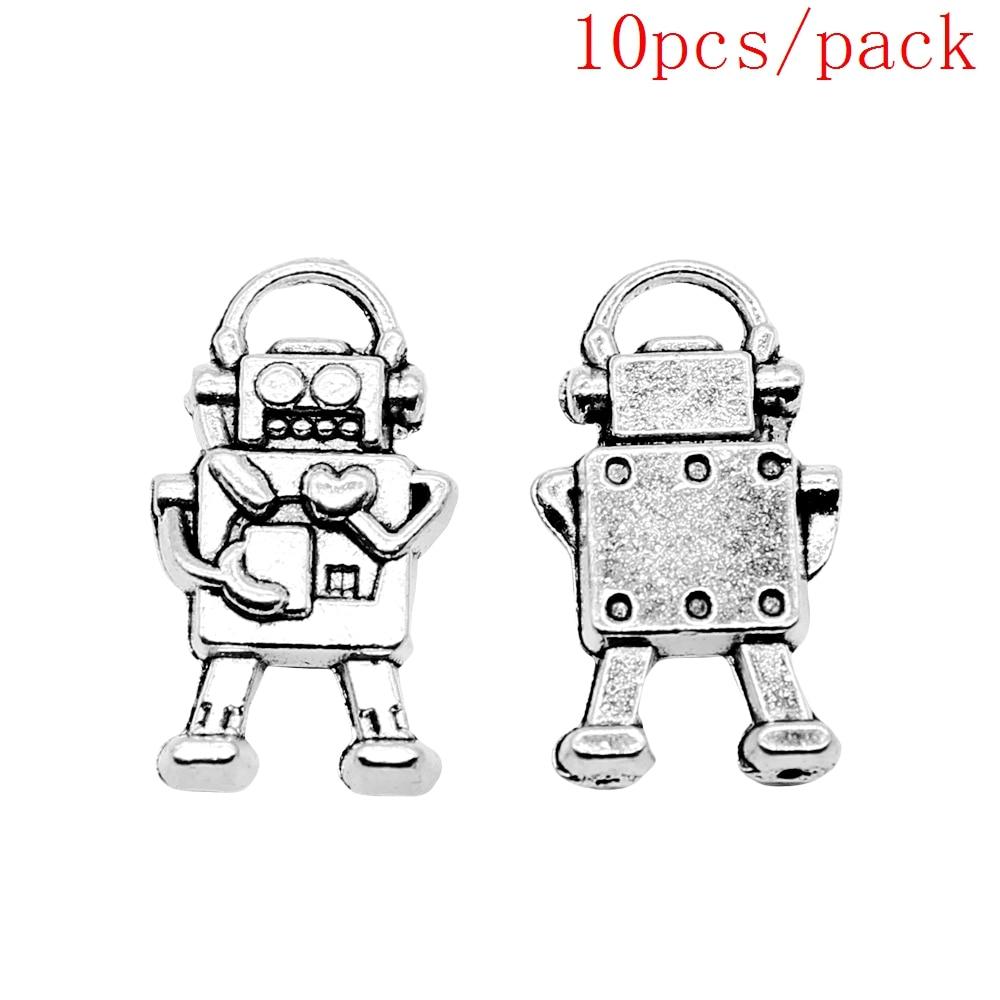 Buy Robot Charms For Jewelry Making Handmade Supplies For Jewelry ...