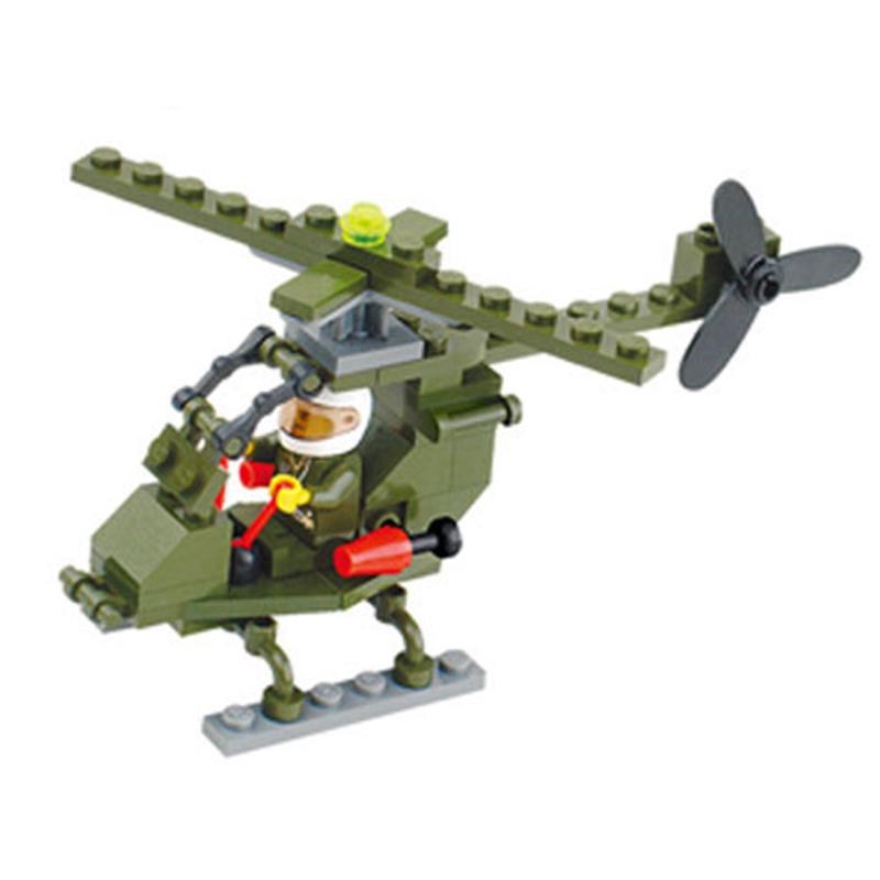 Buy 48pcs Military Model Building Blocks Set Helicopter Rescue ...