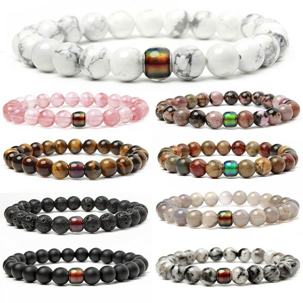 Adam lav taş bilezik sert taşlar kaplanın lav göz bileziği uygun ...