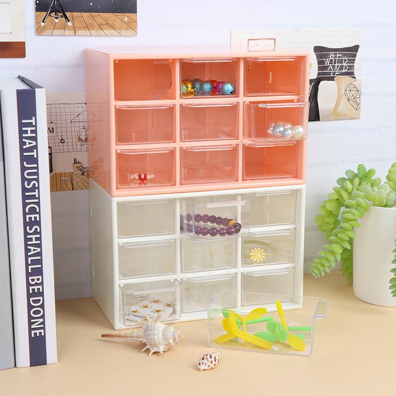 Buy 9 Compartment Storage Box Box Rack Container 3 Layer Rack Student ...