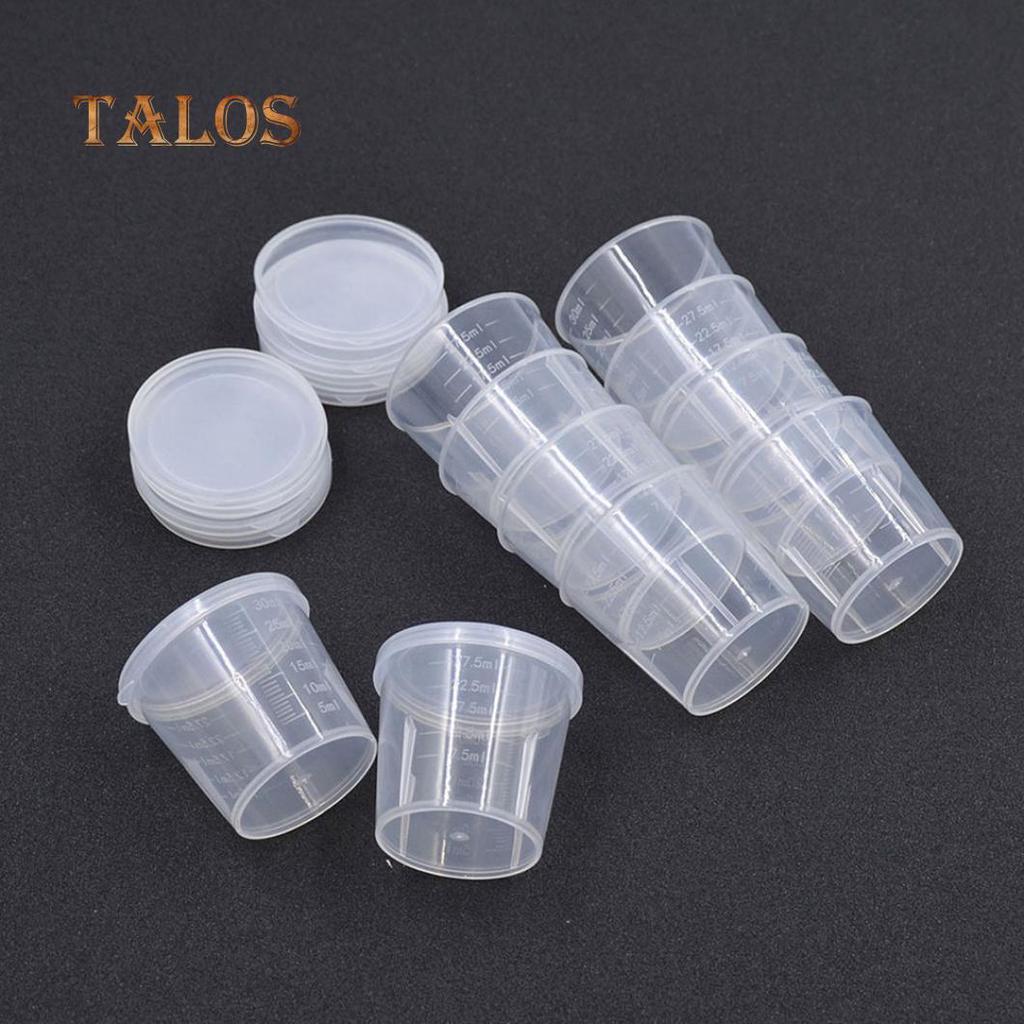 Buy 10Pcs Plastic Measuring Cups Lab Chemistry Kitchen Liquid Measure ...