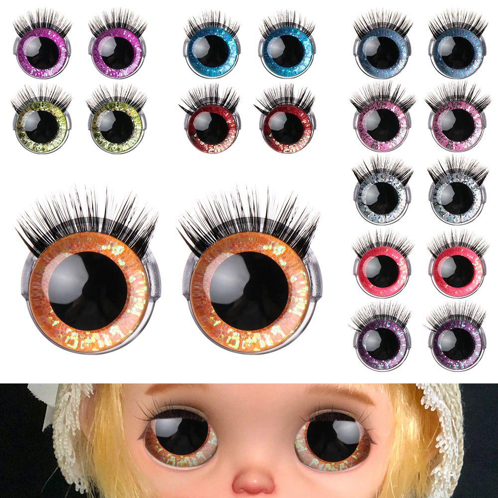 Buy 20mm 3D Jewelry Making DIY Eyes +Eyelash Eye Accessories Stereo Eye ...