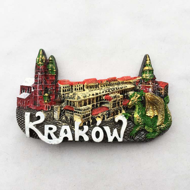Buy Poland Krakow Fridge Magnet Souvenir Refrigerator Magnet Fridge ...