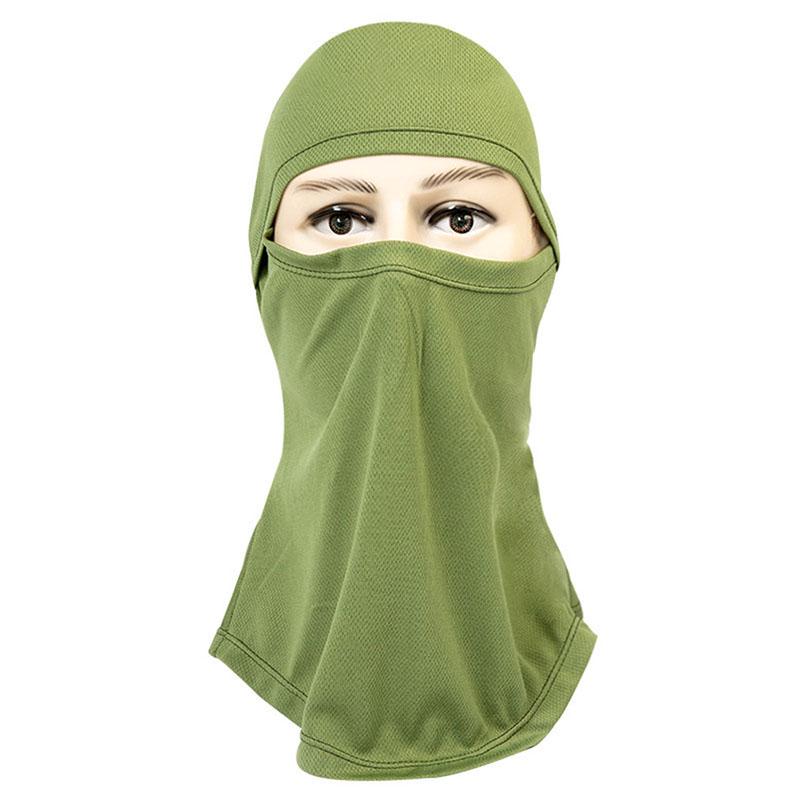 Buy Masked Hood and Long Paragraph Hundred Cool Silk Pull Hat Outdoor ...