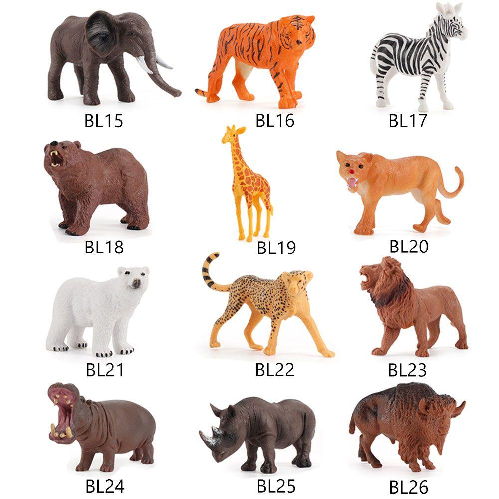 Buy New Animal Wild Zoo Simulation Model Ornaments Toys Figurine at ...