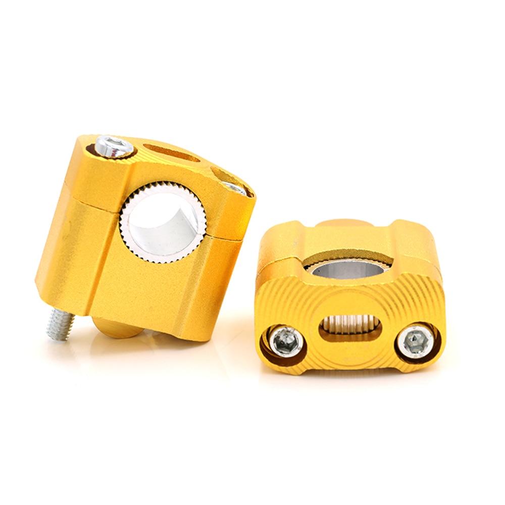 Cheap 2 pcs CNC 22mm 28mm Off Road Motorcycle Handlebar Riser Clamps Motorbike Steering Wheel ...