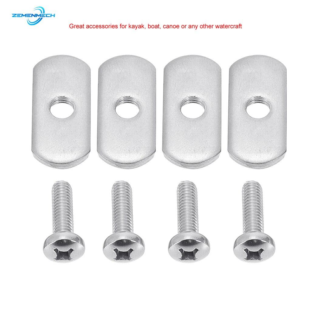 316 Stainless Steel Kayak Rail Track Screws Track Nuts Hardware Kayak ...