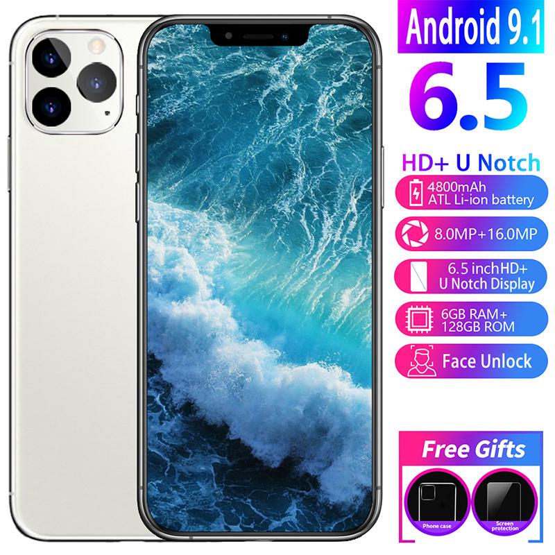 TopHandleS ip11 6.5 pulgadas 5G Red 8G + 256G Android OS 9.1 Smartphone ...