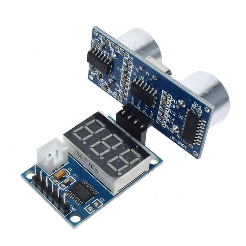 HC-SR04 Ultrasonic Distance Measuring Sensor Module LED Display Range ...
