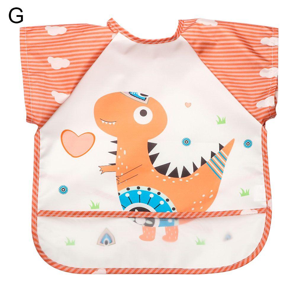 Buy Cartoon Art Apron Waterproof Smocks Long Sleeve Animal Smock Burp ...