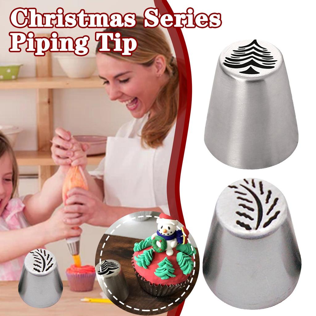 Buy New Christmas Tree Series Piping Tip Piping Tips Set Nozzles Icing ...