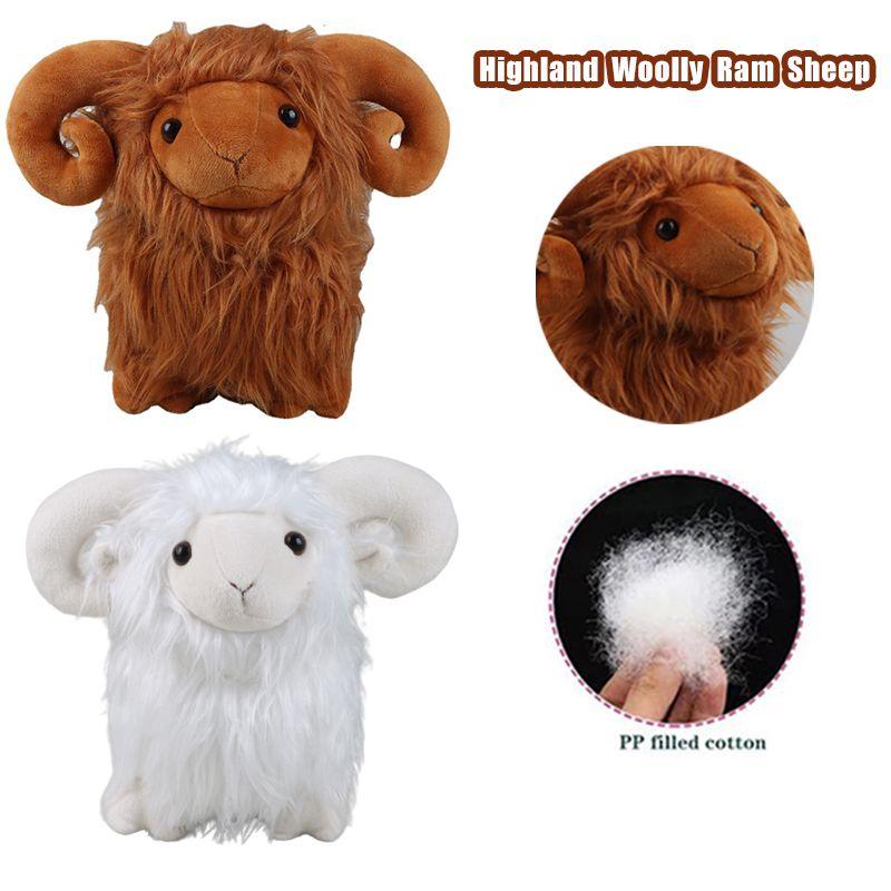 Satın alın Highland 98in Woolly Ram Sheep Plush Toy Soft Stuffed Animal ...