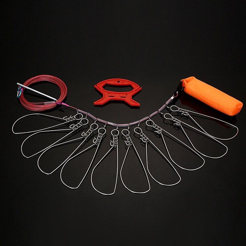 Buy Fishing Stringer Clip Live Fish Lock Steel Large Buckle for ...