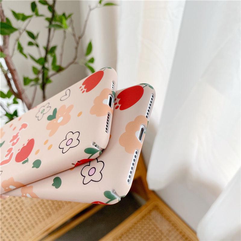 Buy Cute Floral Flower Pattern Phone Case for Iphone 6 6s 7 8 Plus X XR ...