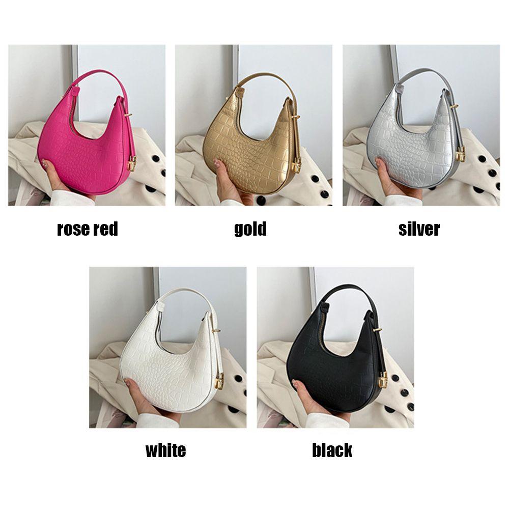 Female Simple Women Cute Purses Shoulder Bag Underarm Bags Handbags ...