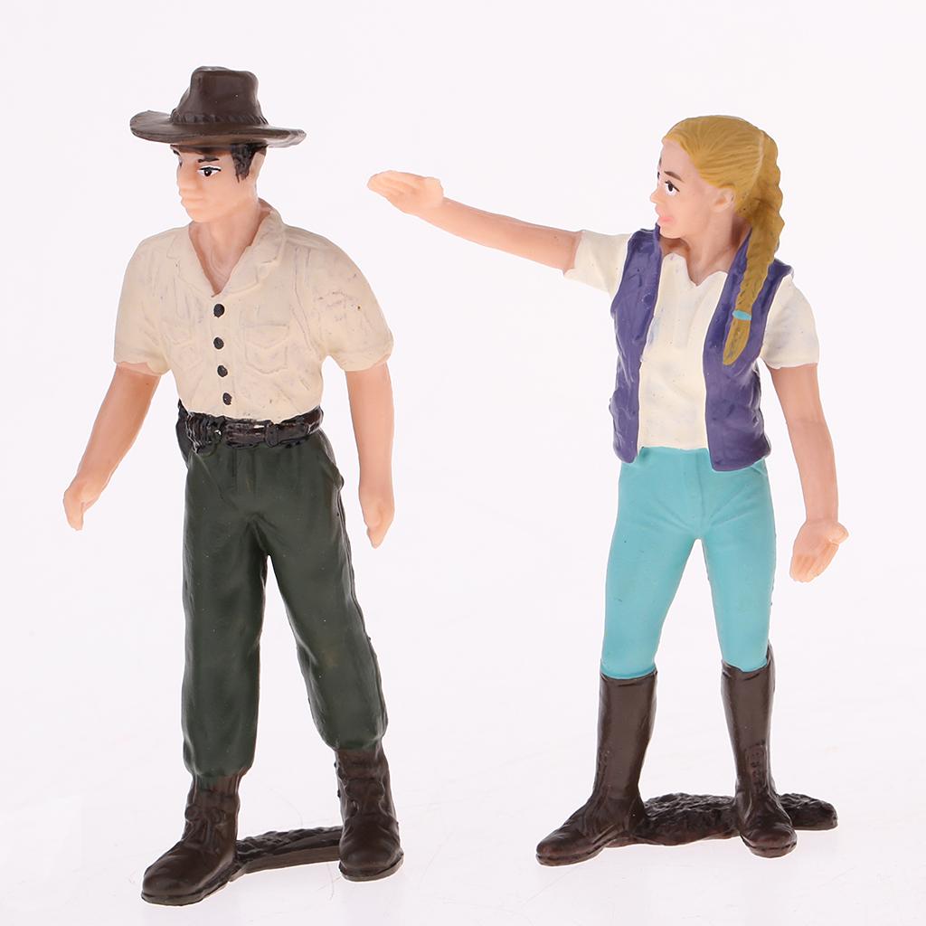 Buy Simulation People Model Farmer Characters Action Figures Hand ...