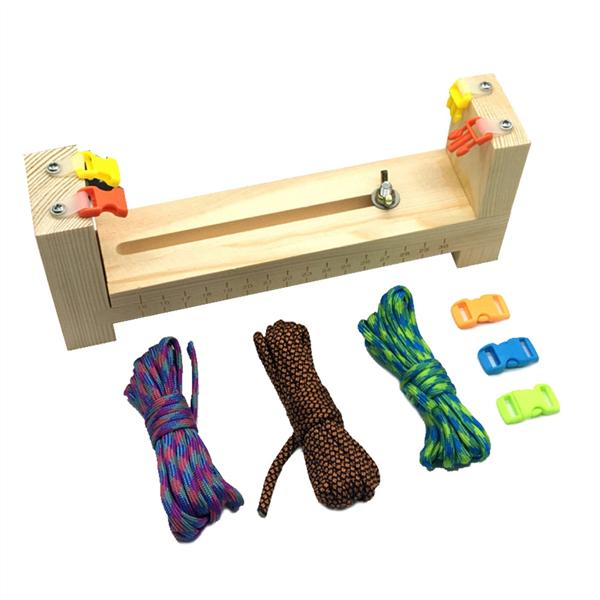 Buy Bracelet Maker Jig Paracord Knot Wooden Wristband Bracelet Maker ...