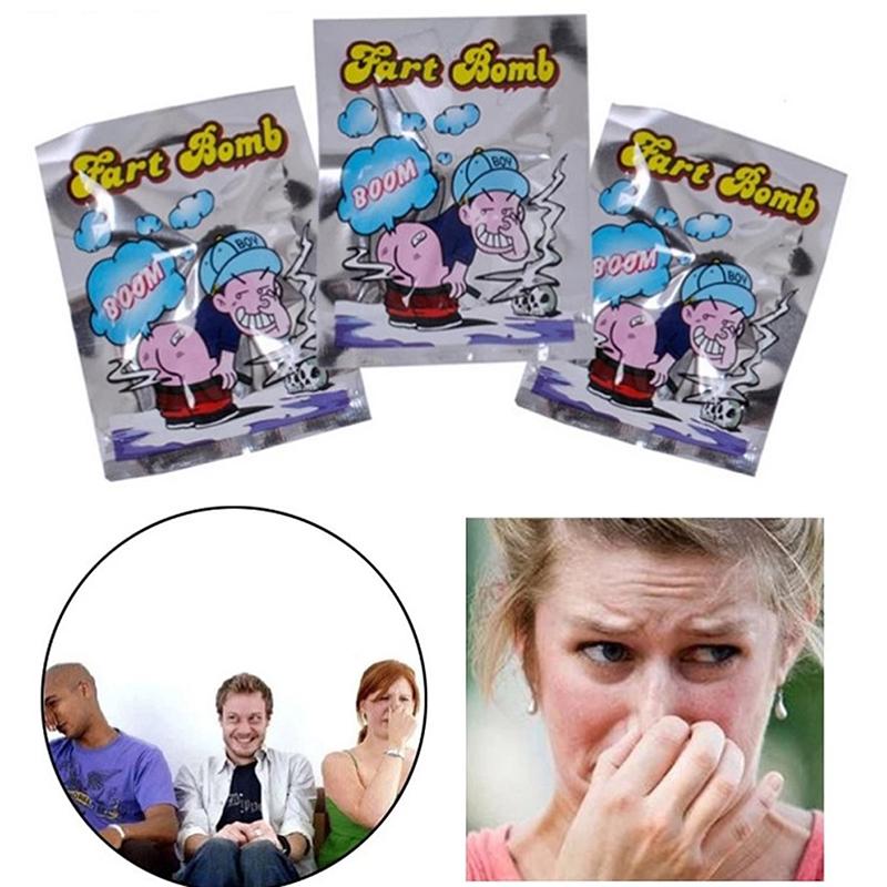 Cheap 10Pcs Funny Fart Bomb Bags Stink Smelly Funny Fool Toy Funny ...