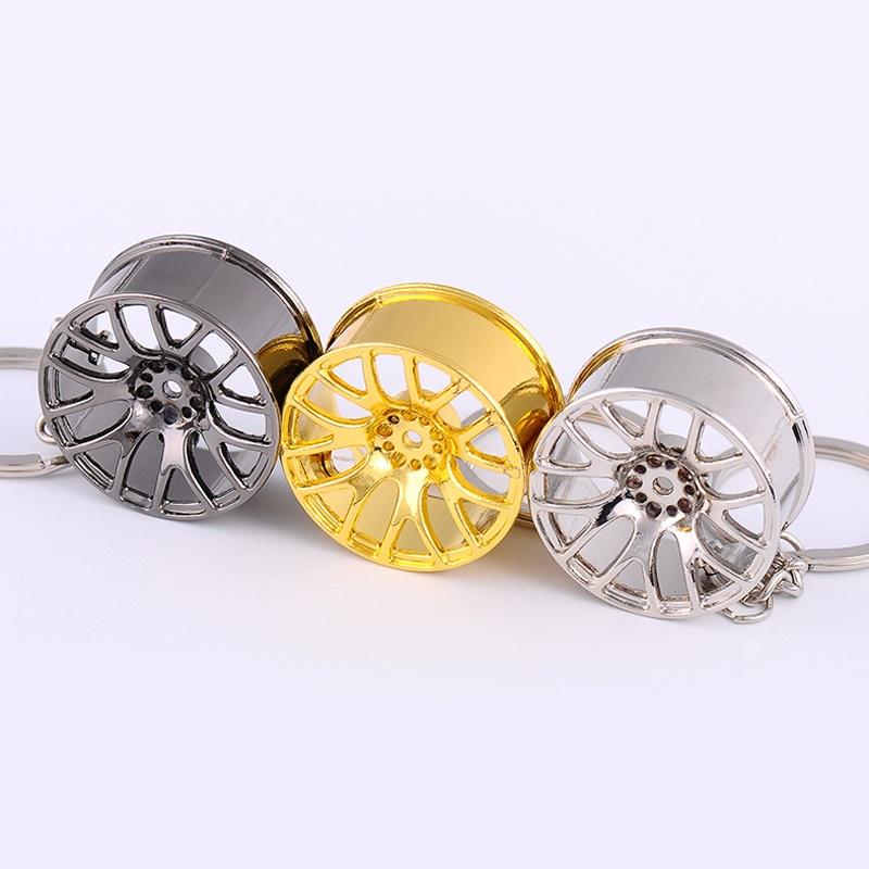 Buy Creative Auto Part Model BBS Wheel Rim Keychain Key Chain Ring at ...