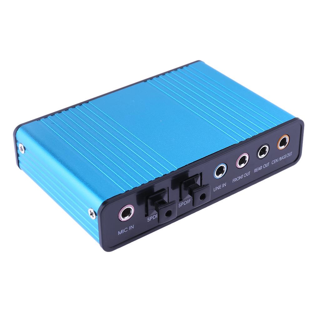 External USB Sound Card Channel 5.1 7.1 Optical Audio Card Adapter for ...