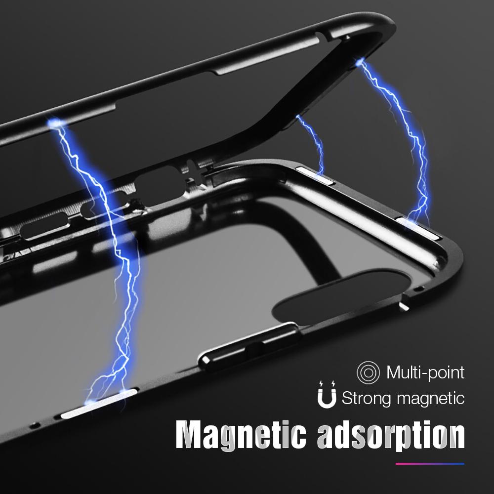 Магнитный флип-чехол Baseus для iPhone Xs Max с металлической рамкой ...
