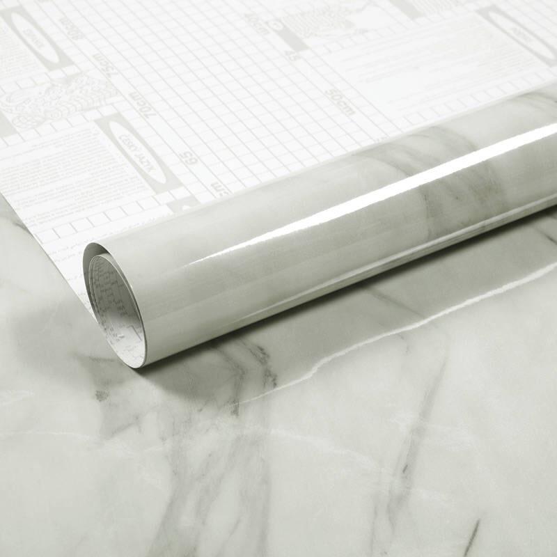 Cheap 5M Waterproof Marble Wallpaper Contact Paper PVC Wall Stickers ...