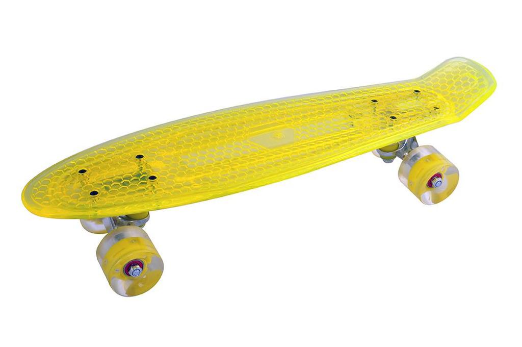 Cheap Xslide 22 Led Skateboard-YELLOW | Joom