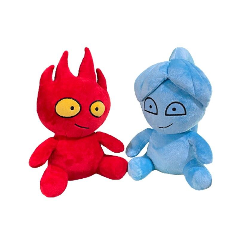 Buy Fireboy And Watergirl Plush Toys Game Figure Plush Cute Red Fireboy ...