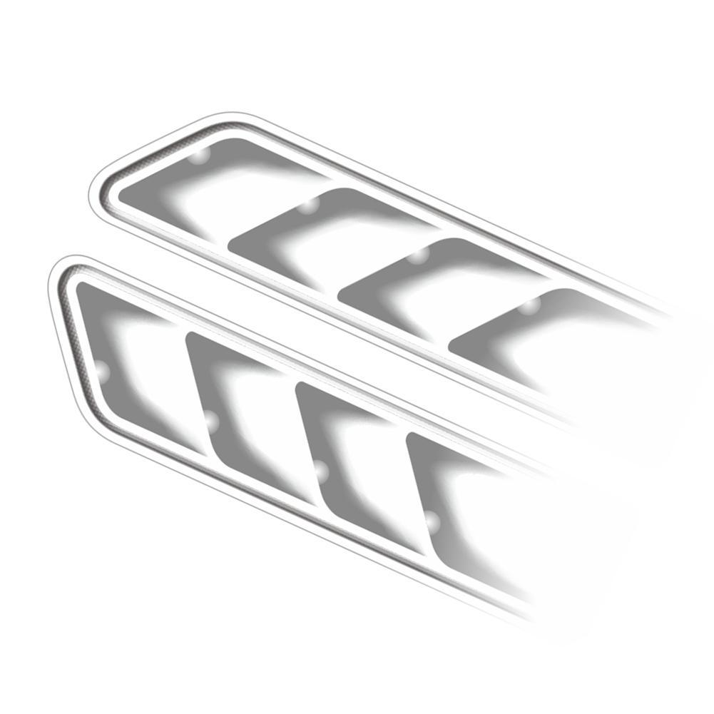 Buy 1 Pair Car Styling Stickers Decorative Air Flow Intake Hood Fender ...