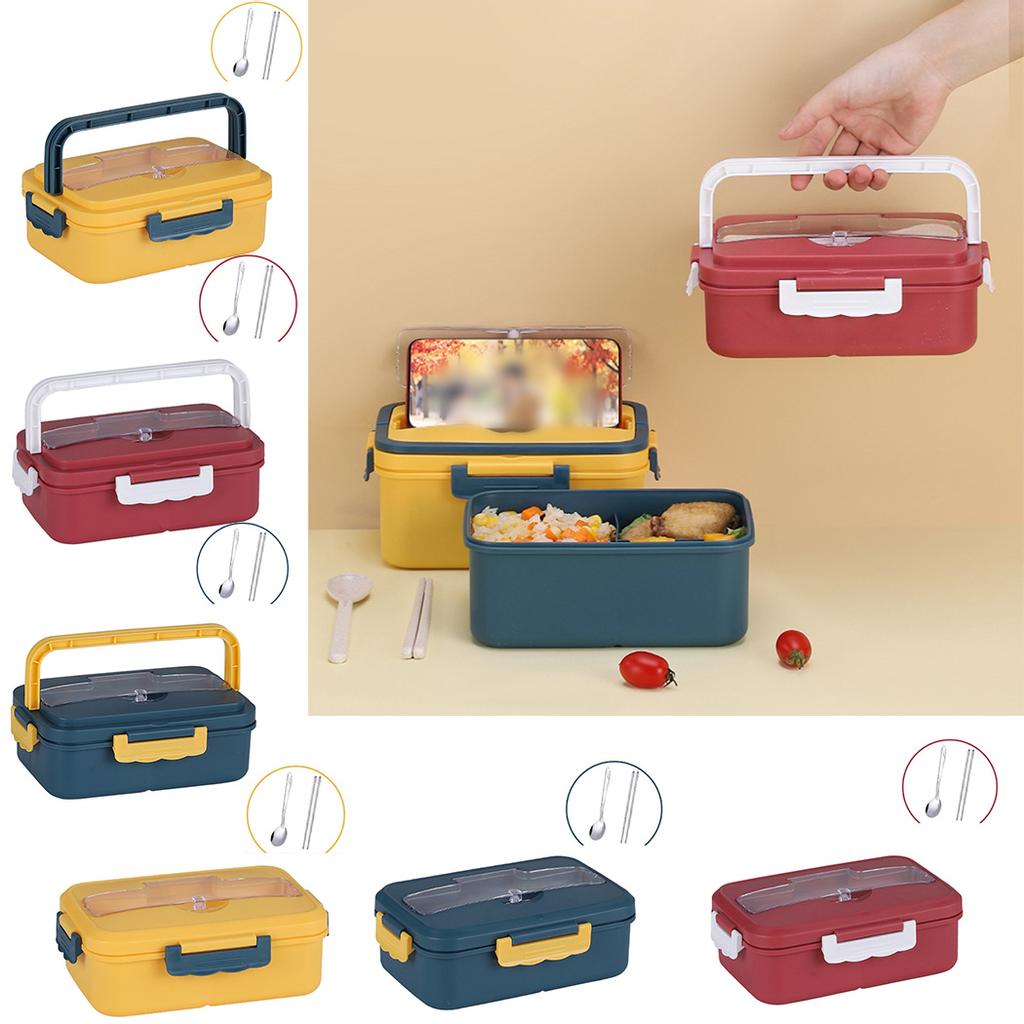 Reusable Portable Lunch Box For Kids Adults Food Container Bento ...